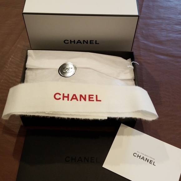 CHANEL | Accessories | Chanel Box With Ribbon Tissue Paper Seal | Poshmark